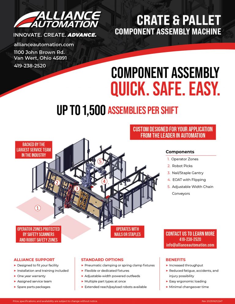 Crate & Pallet Component Assembly Machine