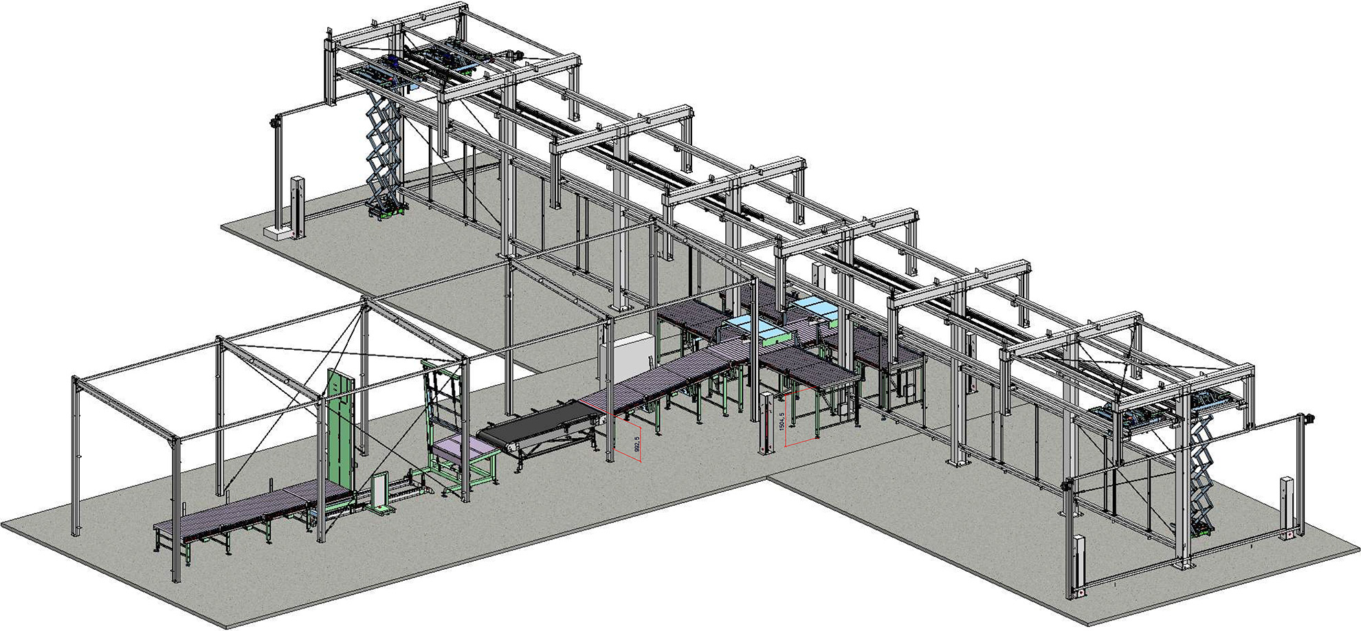 Multi Pallet Sorting Line